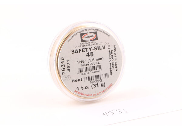 Safety-Silv® 45 Silver Brazing Alloy