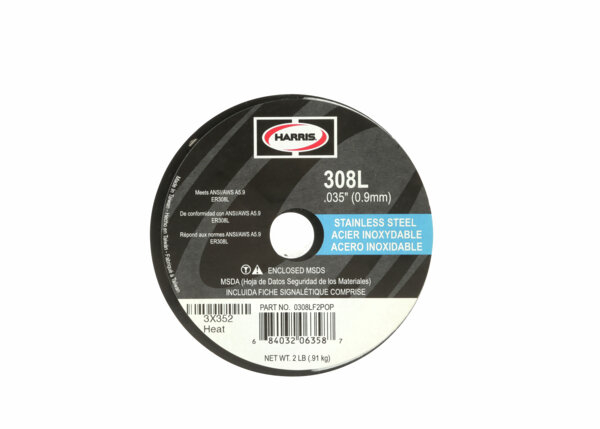 308L Stainless Steel MIG (GMAW) Welding Wire 0.035 in (0.89 mm) 10 lb Box
