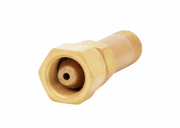 Regulator CGA 200 inlet fitting assembly