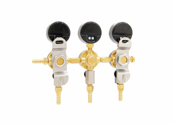 CB2 Beverage Regulator Secondary, Beer, 60 PSI, 5/16 Barb, 5/16 Barb, 3 ...