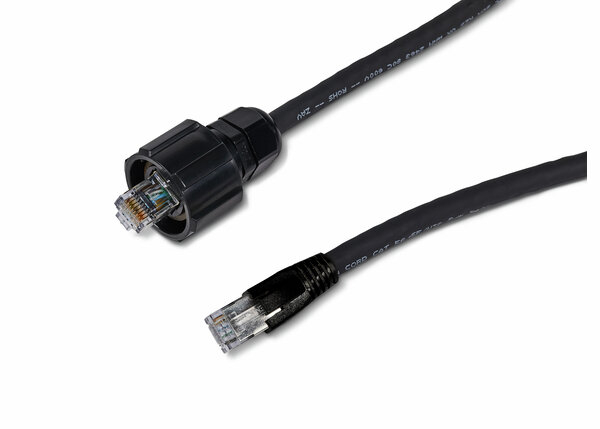 Ethernet Patch Cable 25' with Bayonet Connection
