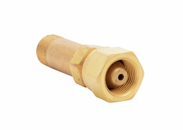 Regulator CGA 200 inlet fitting assembly