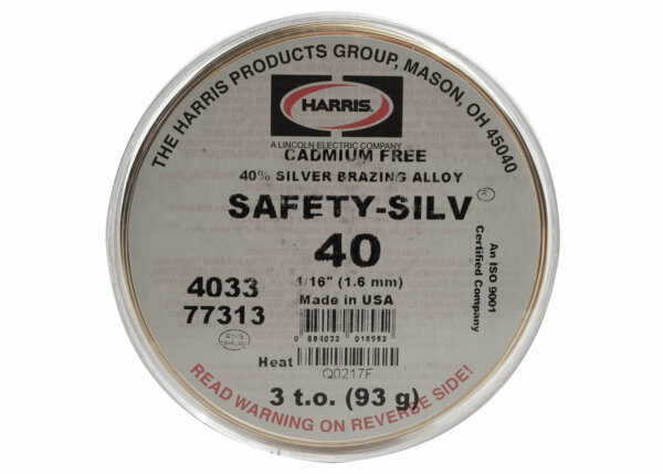 Safety-Silv® 40 High Silver Brazing Alloy
