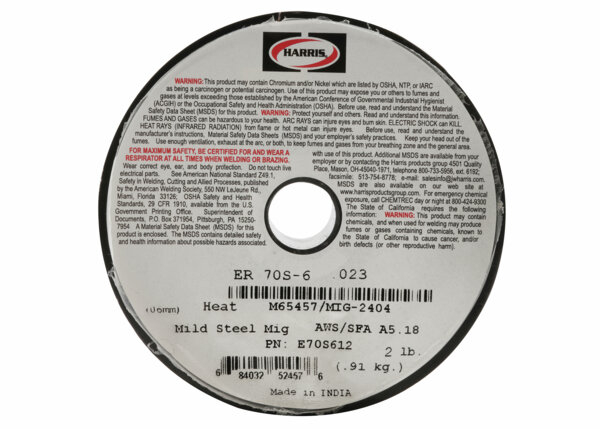 ER70S-6 Mild Steel GMAW (MIG) Welding Alloy