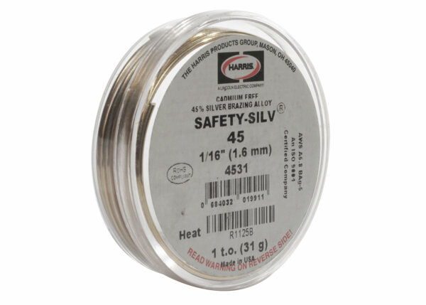 Safety-Silv® 45 Silver Brazing Alloy