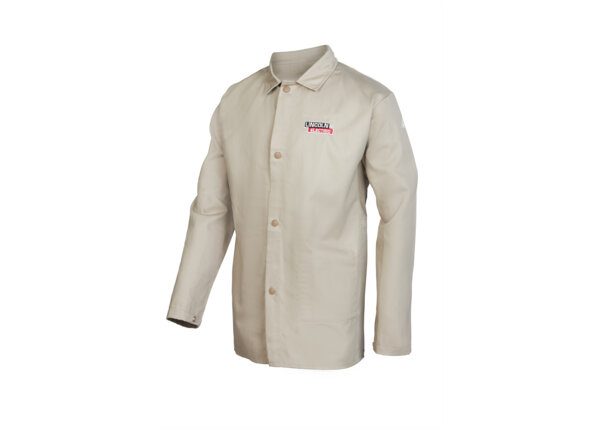 Traditional Khaki FR Cloth Welding Jacket - XLarge