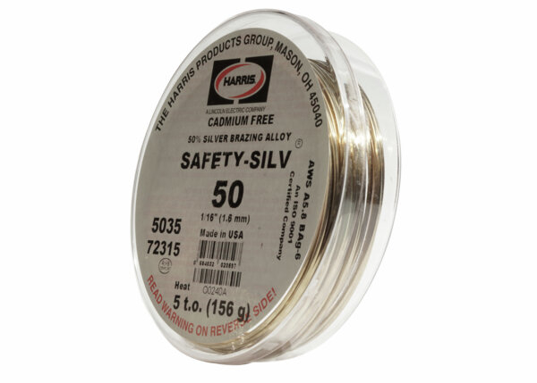 Safety-Silv 50 High Silver Brazing Alloy