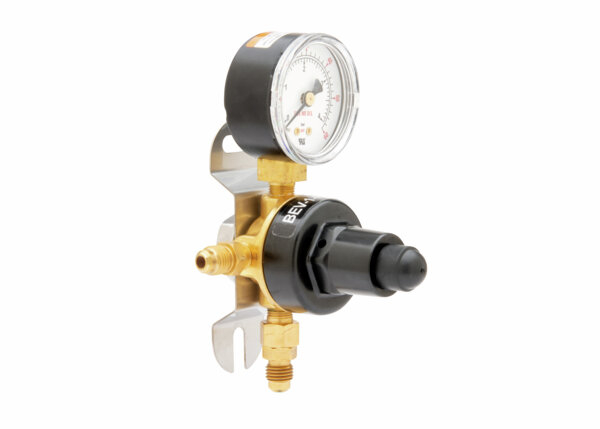 CB2 Beverage Regulator Secondary, Soda, 60 PSI, 1/4 SAE, 1/4 SAE, 1 ...