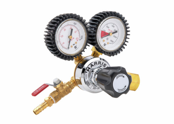 Model 201-30-320i-G CO2 Brass Beverage Regulator