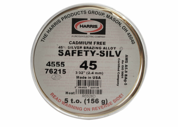Safety-Silv® 45 Silver Brazing Alloy