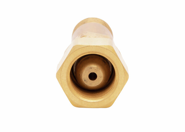 Regulator CGA 200 inlet fitting assembly