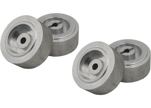 4 aluminum wheels kit (for surface temperature > 70°C)