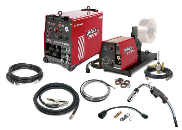 Flextec® 650X Multi-Process Welder w/ CrossLinc™ / LF-74 HD One-Pak®