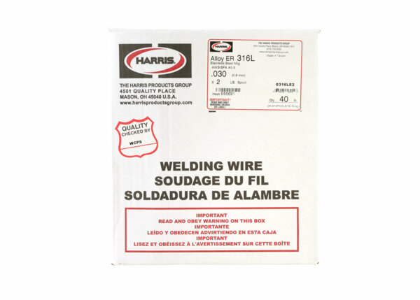 Alliage de soudage GMAW (MIG) en acier inoxydable 316L