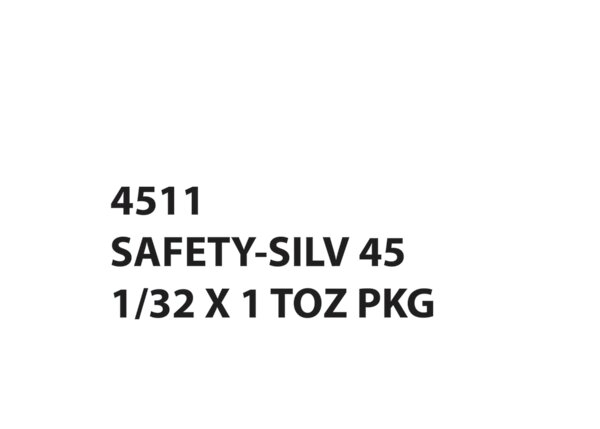 Safety-Silv® 45 Silver Brazing Alloy