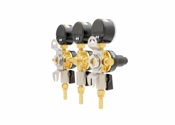 CB2 Beverage Regulator Secondary, Beer, 60 PSI, 5/16 Barb, 5/16 Barb, 3 ...