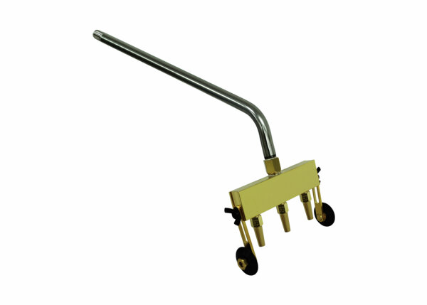 Flame straightening multi-tip torches