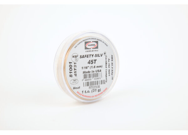 Safety-Silv® 45T High Silver Brazing Alloy