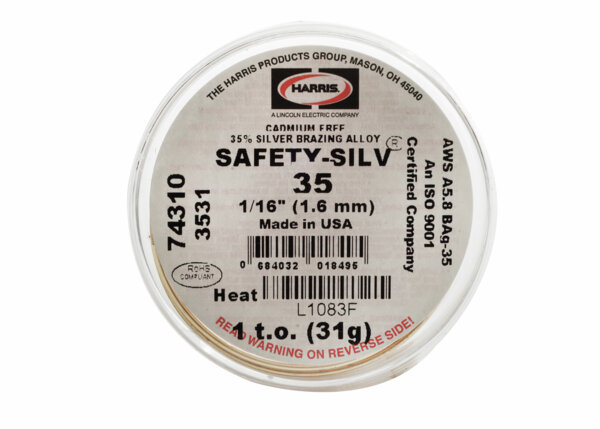 Safety-Silv® 35 High Silver Brazing Alloy