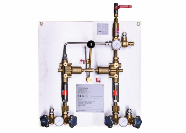 Semi-automatic changeover decompression panel - Oxygen
