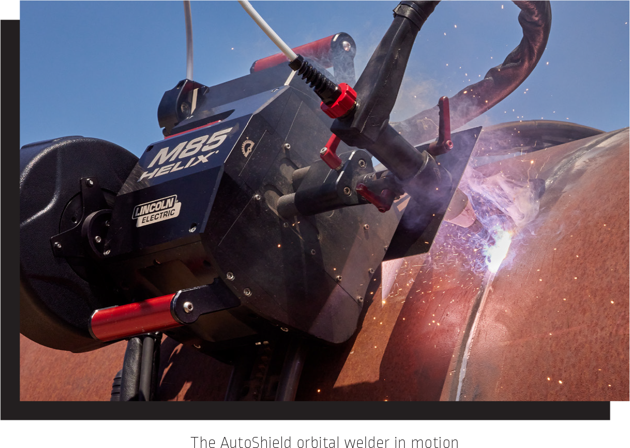 The Mechanized Pipeliner AutoShield Solution from Lincoln Electric