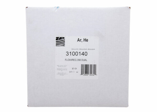 Model 356-Ar/He-580 Dual Flowmeter Regulator