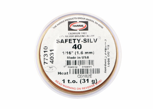 Safety-Silv® 40 Silver Brazing Alloy