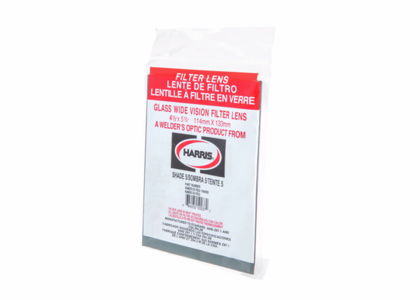 Harris Glass Welding Filter Plate Shade 5 - 4-1/2 in. x 5-1/4 in.