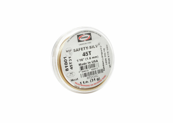 Safety-Silv® 45T Silver Brazing Alloy